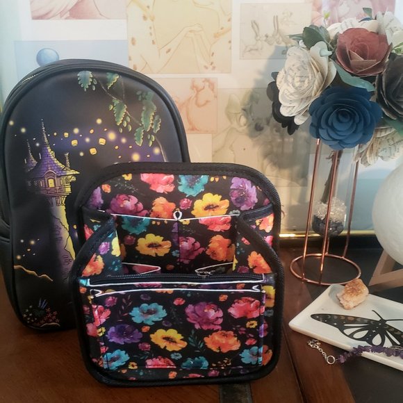 Loungefly | Bags | Loungefly Floral Organizer Small Flaw | Poshmark